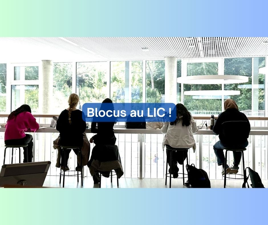 Le LIC en mode blocus : dernière ligne droite ! - Bibliothèques